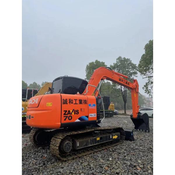 Quality ZX70 Used Hitachi Excavator Crawler Excavator Equipped With Isuzu Engine for sale