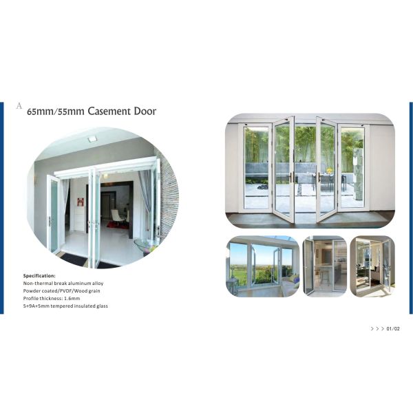 Quality 1.6mm Thickness Modern Aluminum Window Noise Reduction Aluminium Frame Casement Window for sale