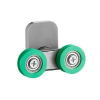 Quality Grooved Sliding Glass Door Wheel Replacement Shower Door Rollers 23mm for sale