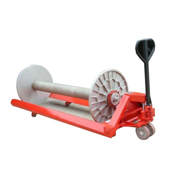 Quality Hydraulic Empty Warp Beam Trolley Truck High Capacity Carrying 2500KG for sale