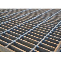 Quality Mesh Drain Cover Serrated Steel Grating Silver Color Heavy Duty Load for sale