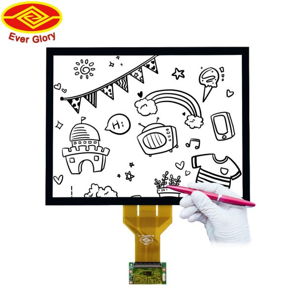 Quality 15 Inch Capacitive Industrial Touch Panels IP65 Waterproof Transparent Glass for sale