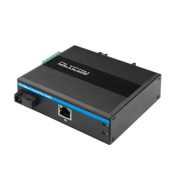 Quality 20KM Transmission 2 Port Fiber Media Converter Single Fiber Media Converter DIN for sale