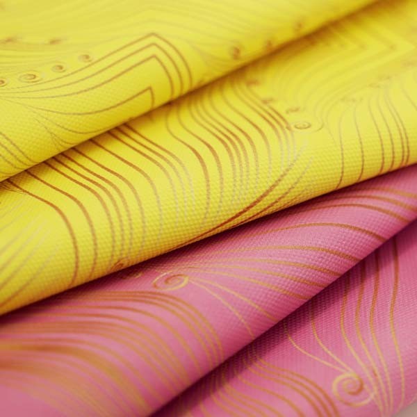 Quality Custom Printing 600D Durable Waterproof Fabric Plain Woven Material for sale