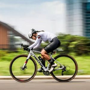 Quality 45cm Frame Carbon Fiber Road Bike Disc Brake EPS Technology for sale