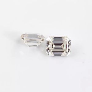 Quality IGI Certified 4+ct Lab Created CVD Diamond Long Emerald Cut For Jewelry for sale
