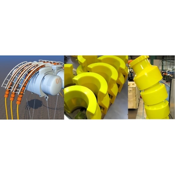 Quality Custom PU Bend Limiter / Polyurethane Bend Restrictor Use For Submarine Cable for sale