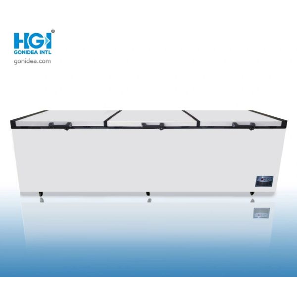 Quality 220V/50Hz Deep Chest Freezer with Recessed Door Handle and Door Lock for sale
