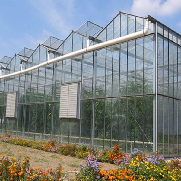 Quality Outdoor Backyard Greenhouse Large Prefabricated Greenhouse Structures Customized Size Aluminium Glass Green House Thermal insulation for sale