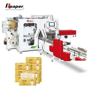 Quality Full Automatic Fold Facial Tissue Paper Making Machine for Multi Lines for sale