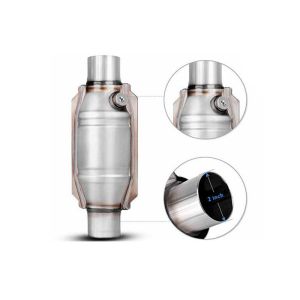 Quality 2.13" Inlet Outlet 3 Way Universal Catalytic Converter OBD I OBD-II for sale