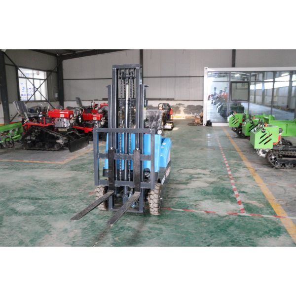 Quality 600ah Onboard Charger 6m electric outdoor forklift Solid Tire Electric Forklift 1.2m Fork Length for sale