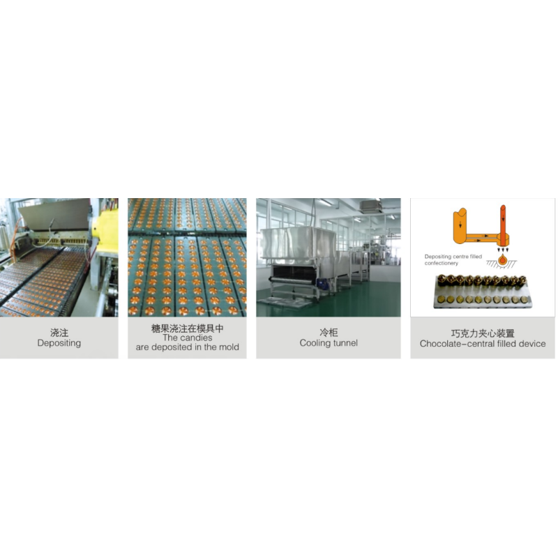 Professional Hard candy production line 150kg / 300kg per hour Hard Candy Making Equipment / Machine Automatic 15 - 50kw
