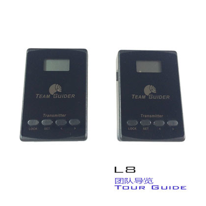 Quality Audioguides Manual Use Cheap L8 Mini Handheld Tour Guide System With AAA Battery for sale