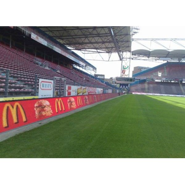Quality P12 P16 Outdoor Led Advertising Screens Sport Perimeter LED Display Full Color for sale