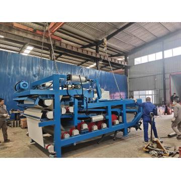 Quality Power 4kw Cassava Fiber Moisture Dewatering Machine Belt Press Machine for sale