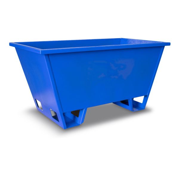 Quality 10CBM 10 Gauge Steel Mortar Box Concrete Equipment Parts Blue for sale
