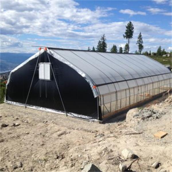 Quality Single Plastic PE Film Tunnel Herb Greenhouse Blackout Curtain Systems for sale