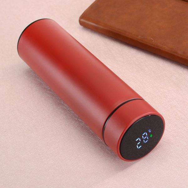 Quality Not Inverted Classical Style 500ml Termo Vacuum Thermos Flask with LED for sale