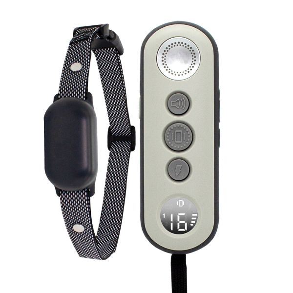 Quality Rechargeable Waterproof Dog Trainer Neck Ring Electrostatic Remote Control Outdoor Pet Training Barking Collar for sale