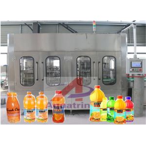 Quality Height 300mm 3kw Beverage Filling Machine For Hot Juice for sale