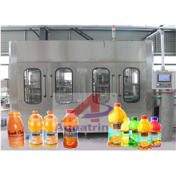 Quality Height 300mm 3kw Beverage Filling Machine For Hot Juice for sale