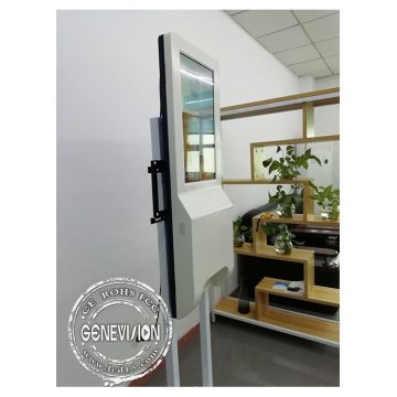 Quality Advertising Wifi Digital Signage Android Touch Screen Hand Sanitizer Kiosk for sale