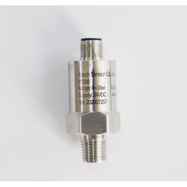 Quality Stainless Steel Water Ceramic Air Pressure Sensor OEM PT208 for sale