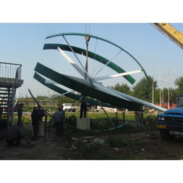 Quality Quiet & Safe Home Wind Power: Vertical Axis Turbines for Roof/Yard 5kw 110V/220V for sale