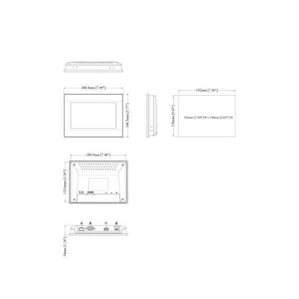 Quality Original TK8072iP WEINVIEW 7' 800x480 TFT HMI Touch Screen for Network other 14 for sale
