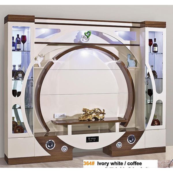 Quality E1 MDF Board Automatic Lift White TV Lift Cabinet Hidden Pop Up Fireplace for sale