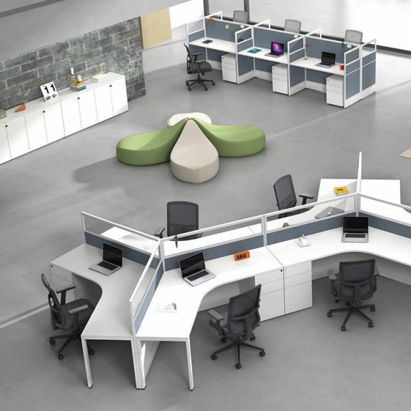 Quality L Shape Office Table Cubicle Partition for sale