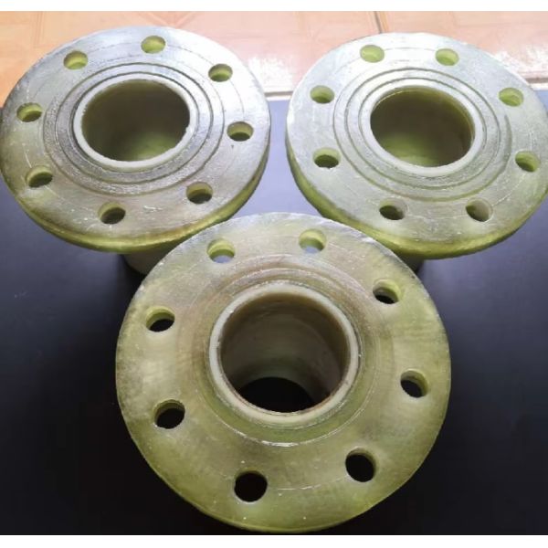 Quality Smooth FRP / GRP Flanges Corrosion Resistant Fiberglass Ventilation Flange for sale