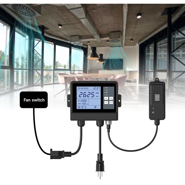Quality Agricultural Greenhouse Environment Controller Planting Control Fan C02 Waterproof for sale