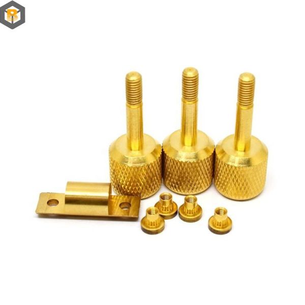 Quality High Precision Custom Alloy Pin Knurled Nut Screw for CNC Lathe Turning Milling for sale