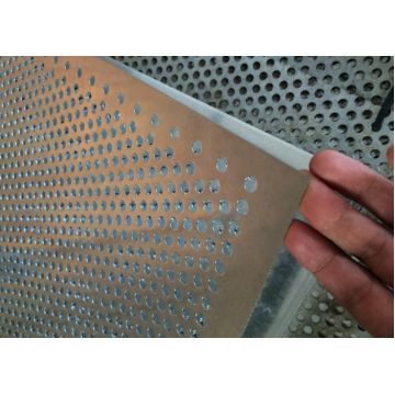 Quality Round Hole Staggered Pitch Mild Steel Perforated Mesh Sheet R1.1 T2 for sale