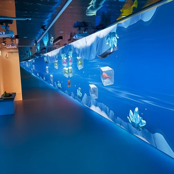 Quality Large 3D Immersive Wall Interactive Wall Projection System For Hotel for sale