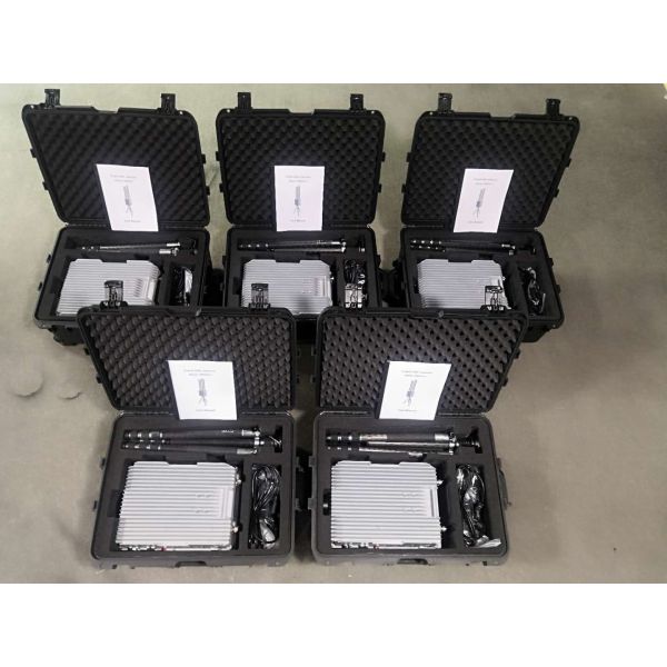 Quality UAV Defence Radio Frequency Blocker Drone Killer Jamming System 1500M Blocking for sale