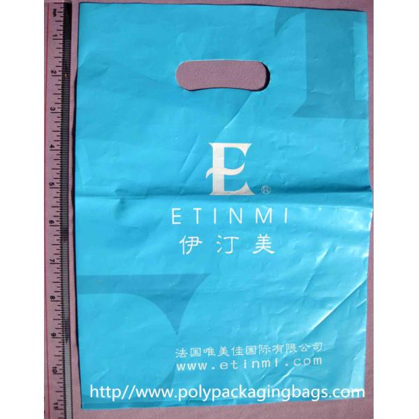 Quality HDPE Plastic Die Cut Handle Bags for sale