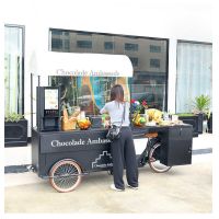 Quality Mobile Coffee Food Vending Cart with 220V/380V Voltage and Customized Cooking for sale