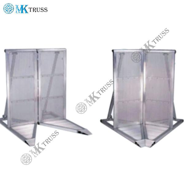 Quality 6061-T6 Aluminum Concert Stage Barrier 1.27m*1.0m*1.2m Unit Size for sale