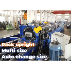 Quality Heavy Duty Hoist Type Rack Upright Roll Forming Machine 18.5Kw for sale