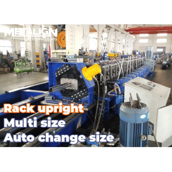 Quality Heavy Duty Hoist Type Rack Upright Roll Forming Machine 18.5Kw for sale