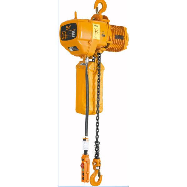 Quality Fixed Type Foot Mounted Hoist with hook without trolley 0.3t-35t Single Speed for sale