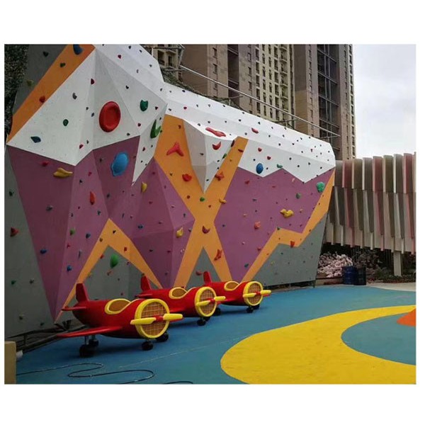 Quality ODM Playground Equipment Rock Climbing Wall , Fiberglass Climbing Wall Panels for sale