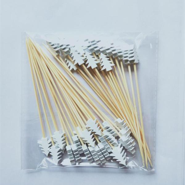 Quality Disposable Bamboo Burger Sticks Length 9cm / 12cm for sale