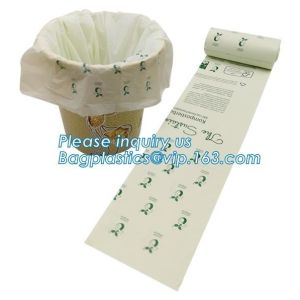 Quality 100% Compostable Vest Carrier Plastic Biodegradable Shopping Bag with EN13432 for sale