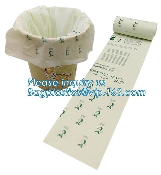 Quality 100% Compostable Vest Carrier Plastic Biodegradable Shopping Bag with EN13432 Certificated, compostable bags for superma for sale