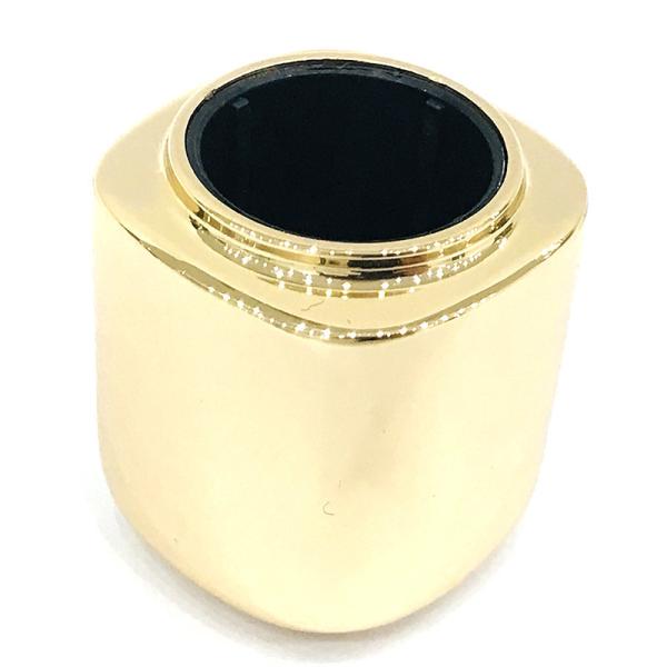 Quality Metal Classic Gold Finished Zamac Perfume Bottle Caps for sale