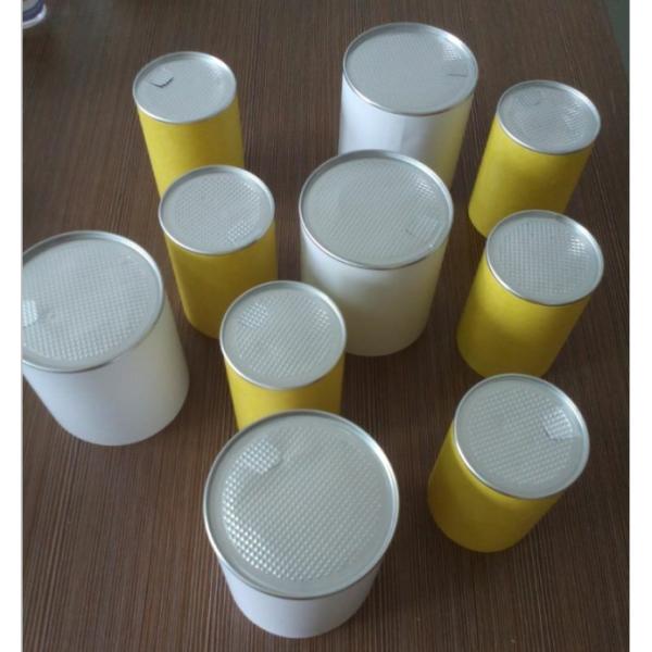 Quality Round Nutrition Foods Airproof Paper Composite tube Cans , Paper canister for sale